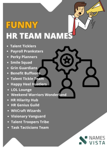 Funny HR Team Names (Unique & Clever Ideas)