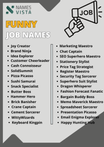 550+ Funny Job Names in 2024