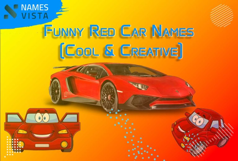 Funny Red Car Names (Cool & Creative)