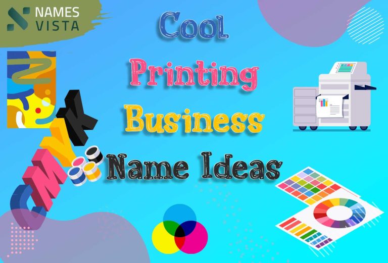 260+ Cool Printing Business Name Ideas